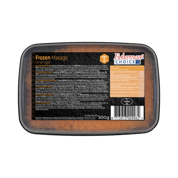 Fishermen Choice Frozen Masago Orange 500g - TOKOPOINT.COM