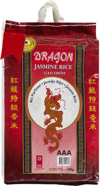 Red Dragon Jasmine Rice 10kg - TOKOPOINT.COM