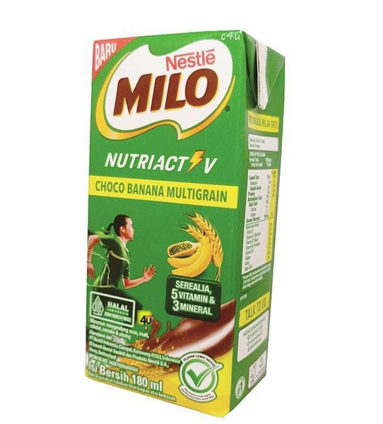 [Buy 1 Get 1] Milo Drink Nutractiv Choco Banana 180ml - TOKOPOINT.COM