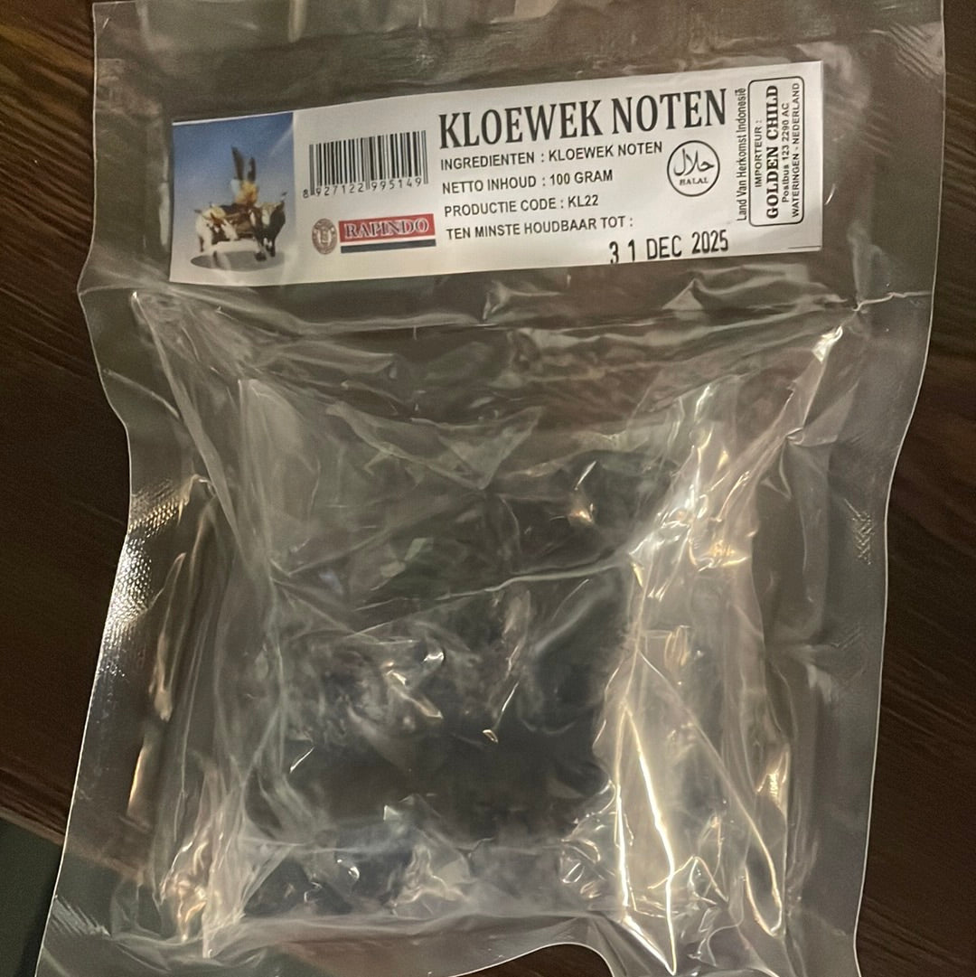 Kluwak nut Kluwek Nut Kloewak notten 100g - TOKOPOINT.COM - TOKOPOINT.COM