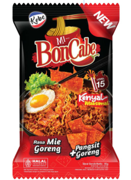 Kobe mi Instan boncabe level 15 mie goreng pangsit goreng 95 gr ...