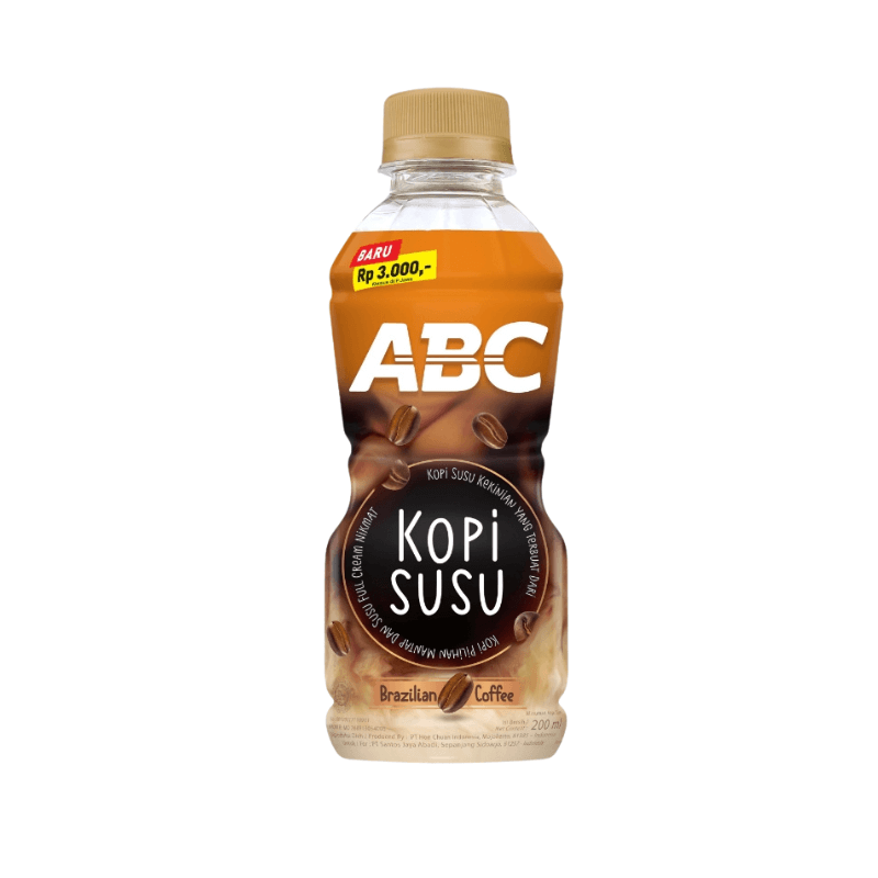 ABC Ready to Drink Kopi Susu Brazilian Coffee 200ml - TOKOPOINT.COM