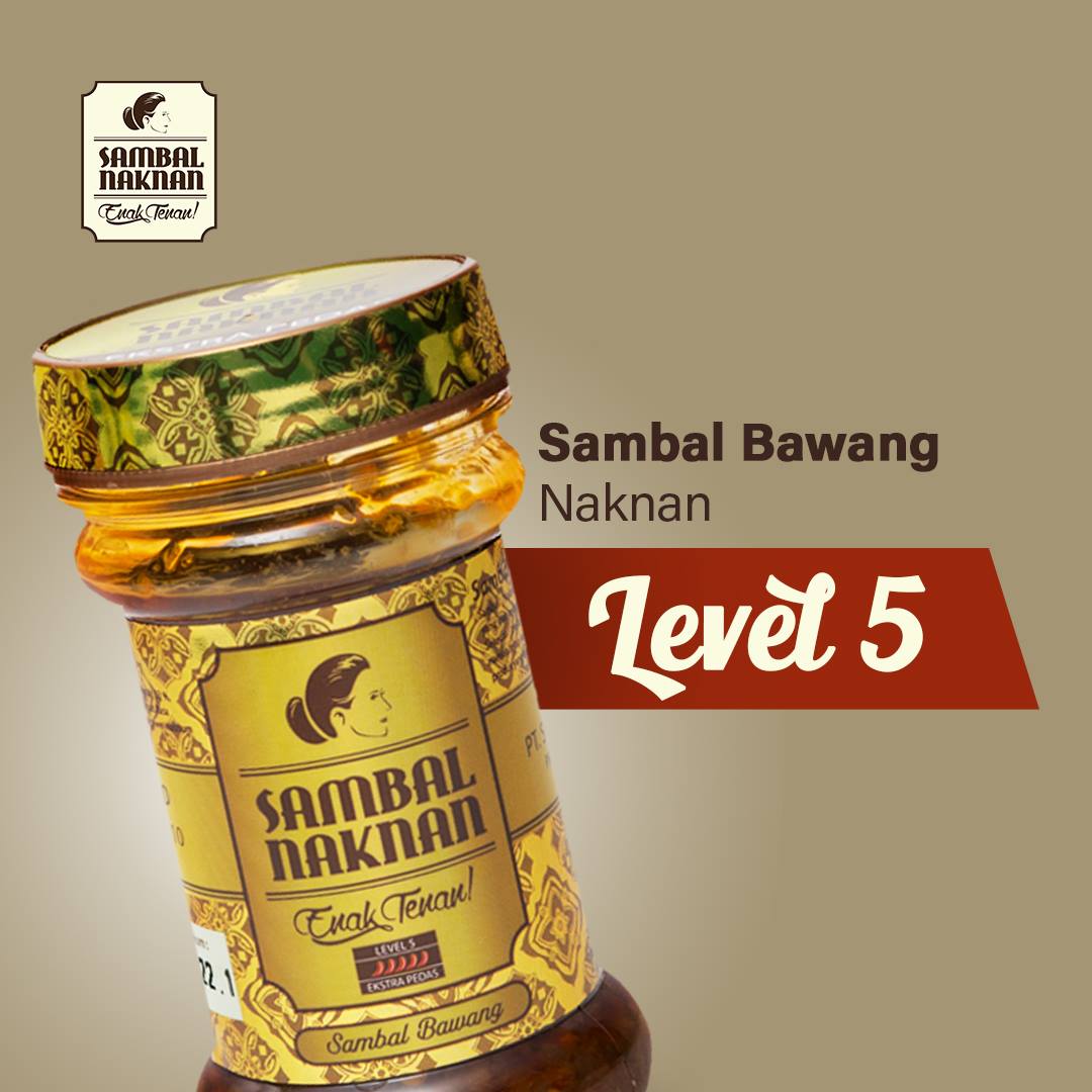 Sambal Naknan Bawang Extra Pedas Level 5 140g - TOKOPOINT.COM