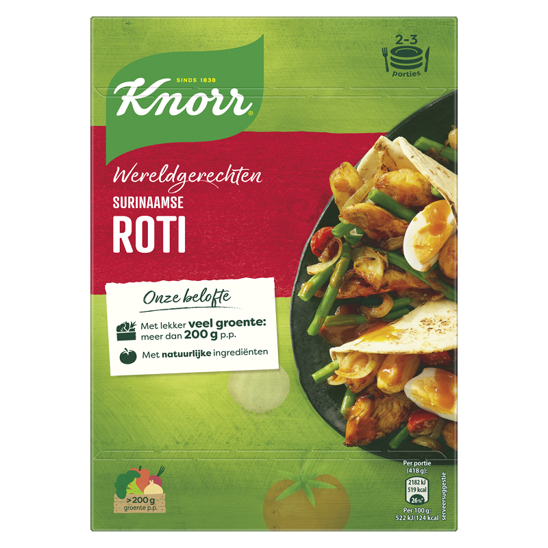 Knorr WG Surinamese roti 230g - TOKOPOINT.COM
