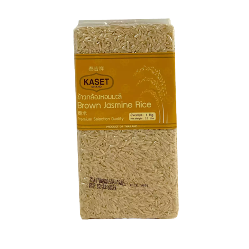 Kaset Brown Jasmine Rice 1kg - TOKOPOINT.COM