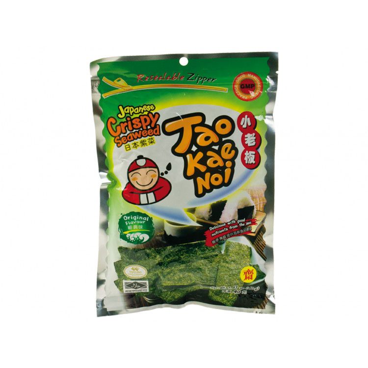 TAOKAENOI Crispy Seaweed Snack Original 59g - TOKOPOINT - TOKOPOINT.COM