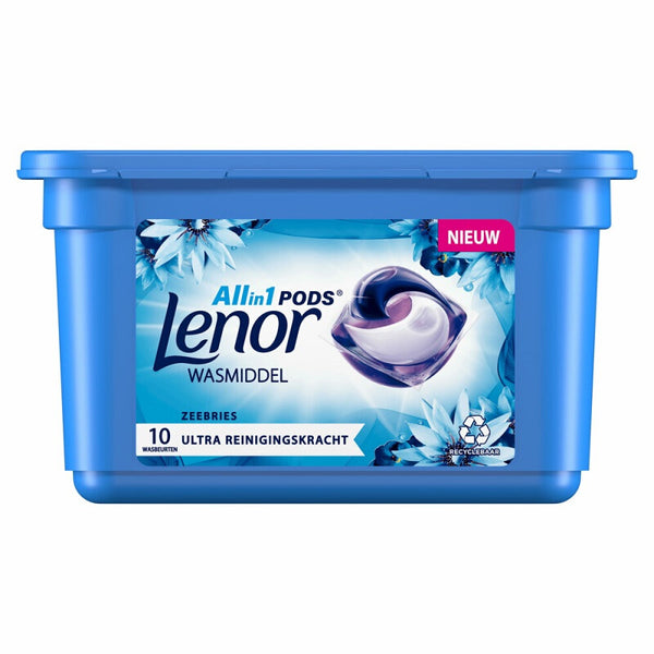 Lenor Detergent All-in-One Pods - Sea Breeze 10 pcs - TOKOPOINT.COM