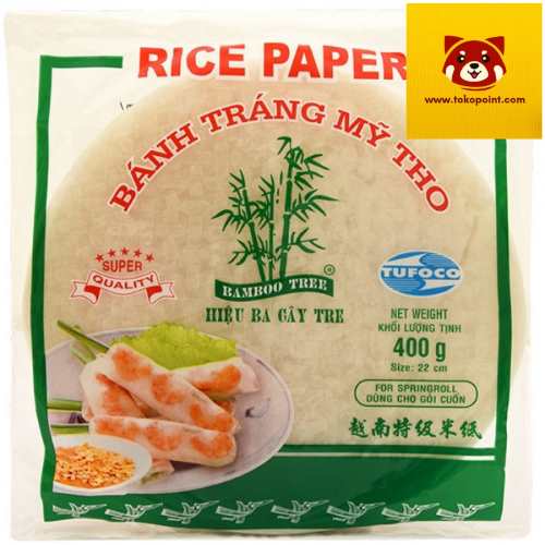 Bamboo Tree Spring Roll Wrapper Rice Paper - TOKOPOINT.COM - TOKOPOINT.COM