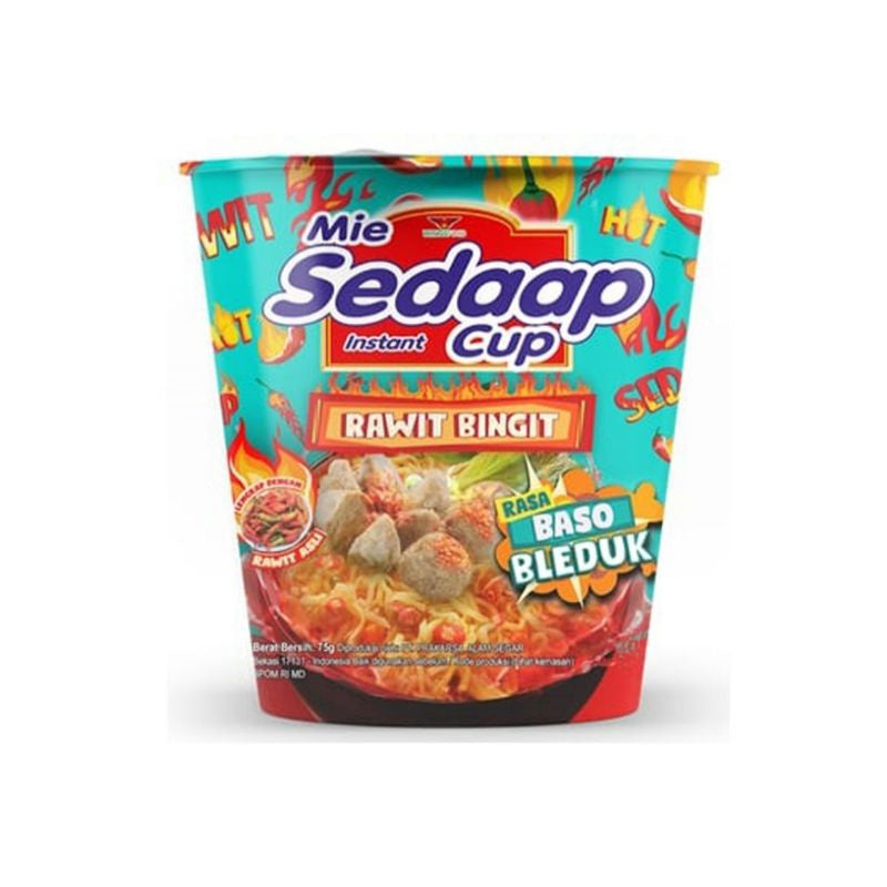Sedaap Mie Cup Baso Bleduk - TOKOPOINT.COM - TOKOPOINT.COM