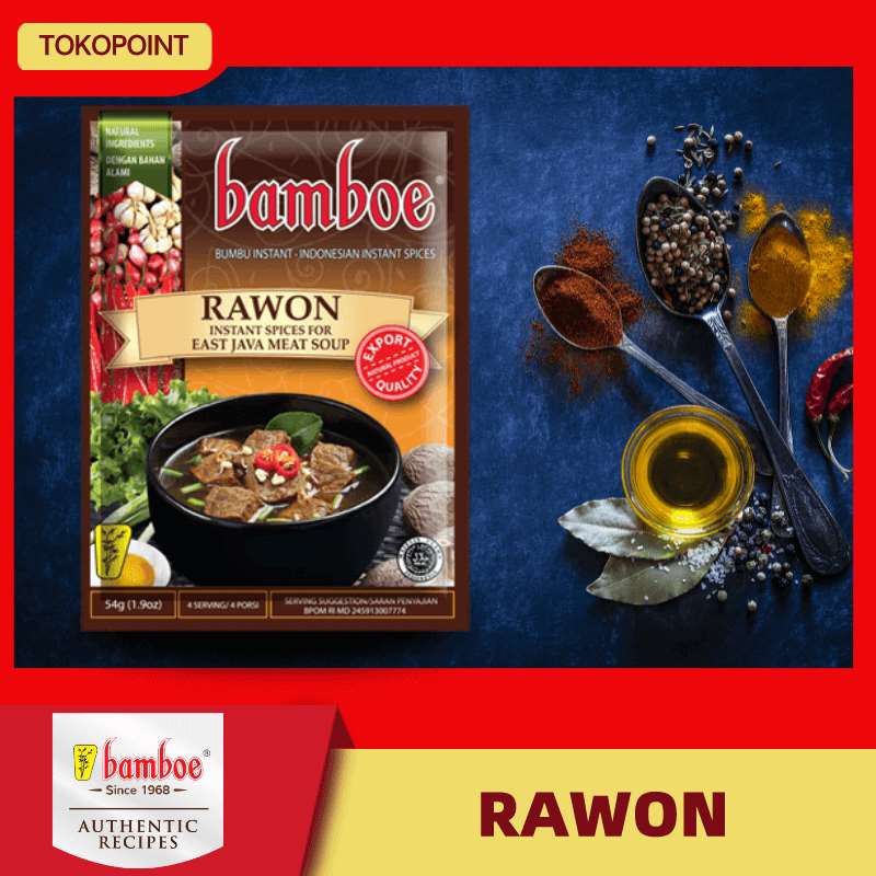 Bamboe Rawon Instant Seasoning Mix - TOKOPOINT - TOKOPOINT.COM