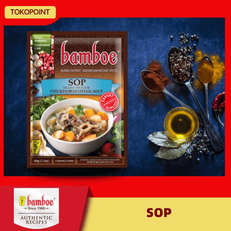 Bamboe Sop Chicken/Beef Oxtail Soup Mix - TOKOPOINT.COM - TOKOPOINT.COM