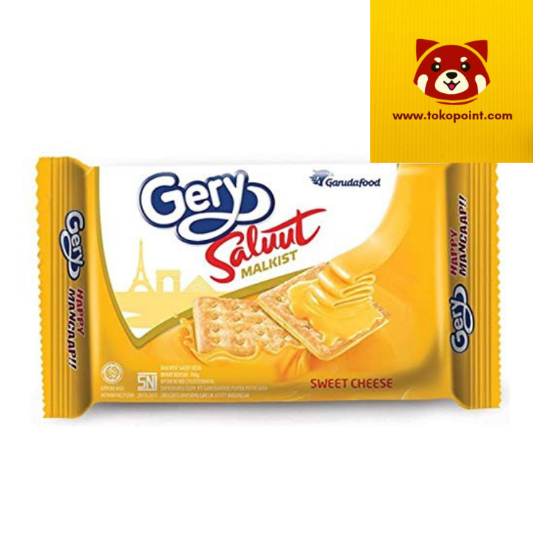 GARUDA GERY Saluut Malkist Sweet Cheese 110g - TOKOPOINT.COM ...