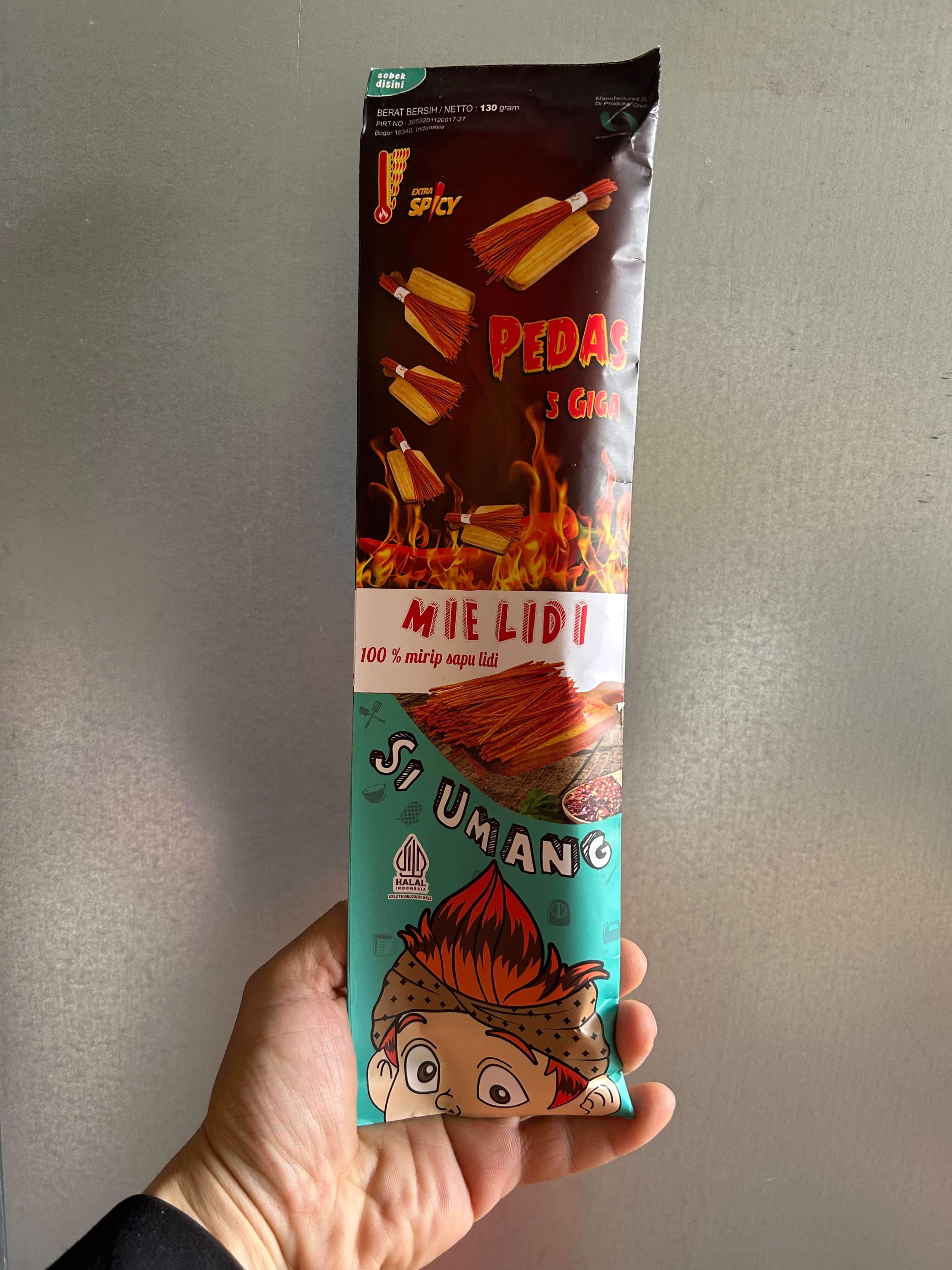 Mie Lidi Si Umang Pedas 5 Giga 130g - TOKOPOINT.COM