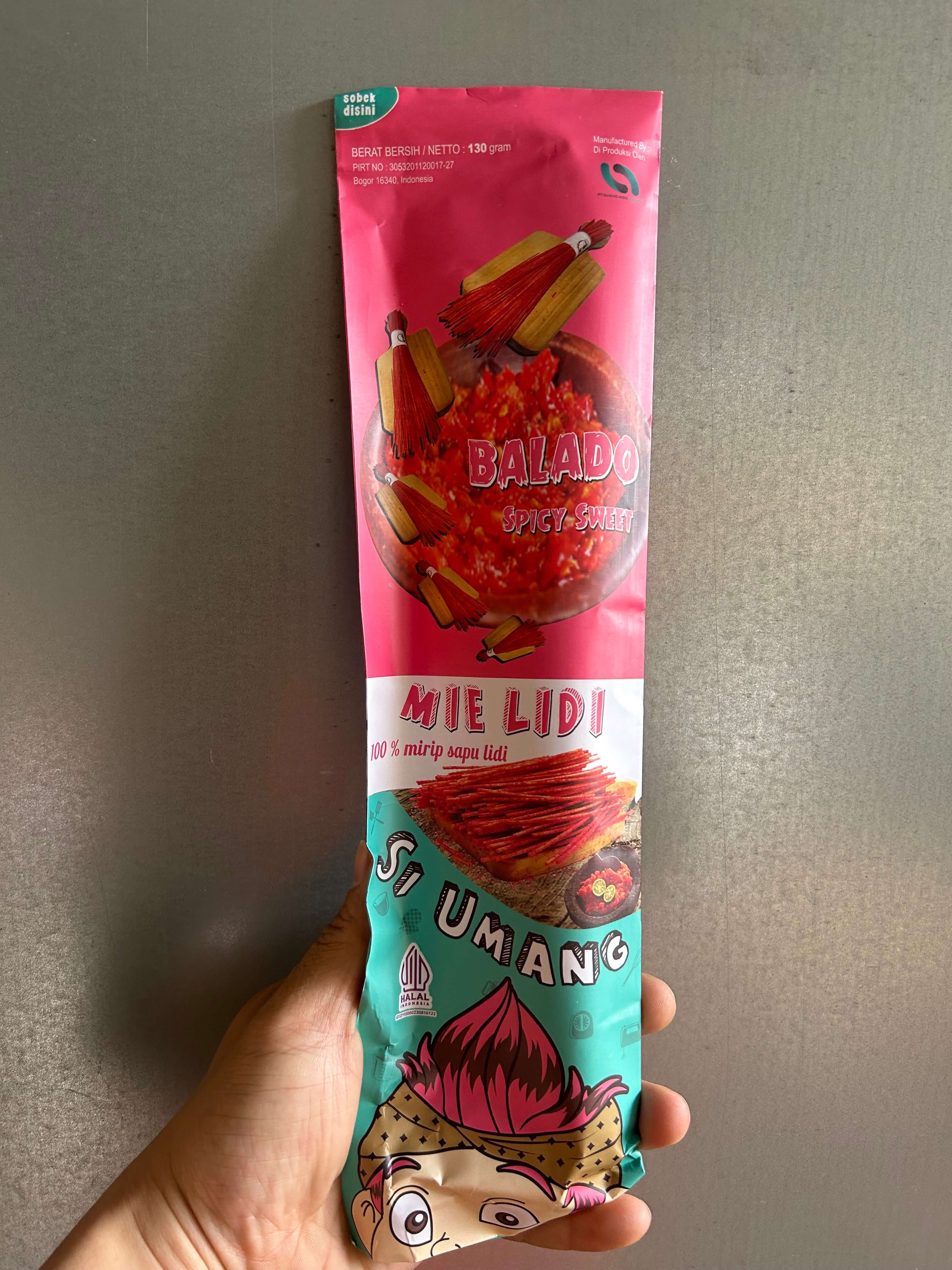 Mie Lidi Si Umang Balado 130g - TOKOPOINT.COM