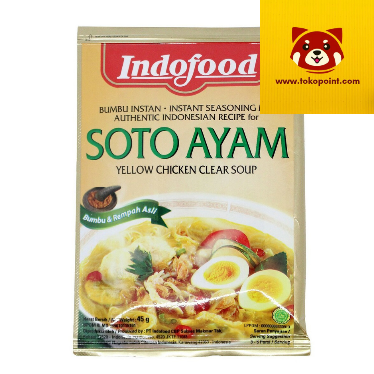 INDOFOOOD Instant Seasoning Mix Soto Ayam 45g - TOKOPOINT.COM ...