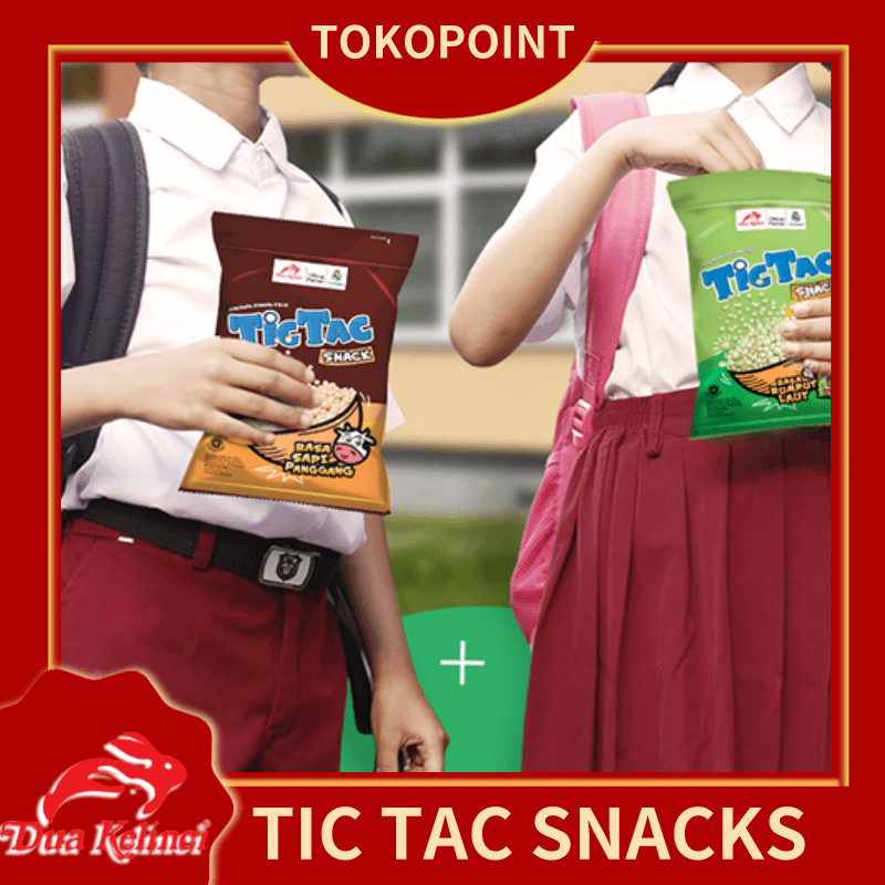 Dua Kelinci Tic Tac Snack - TOKOPOINT.COM - TOKOPOINT.COM
