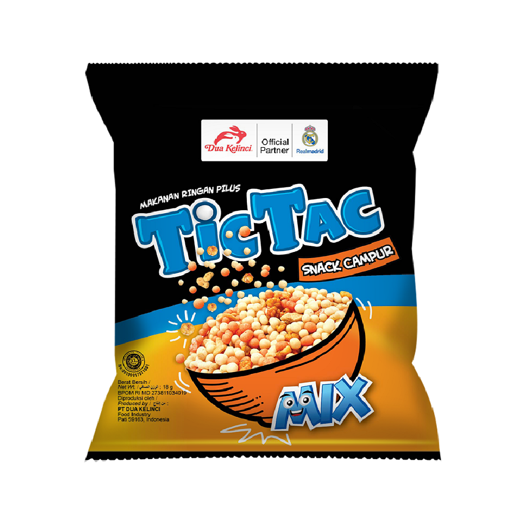 Dua Kelinci Tic Tac Snack - TOKOPOINT.COM - TOKOPOINT.COM