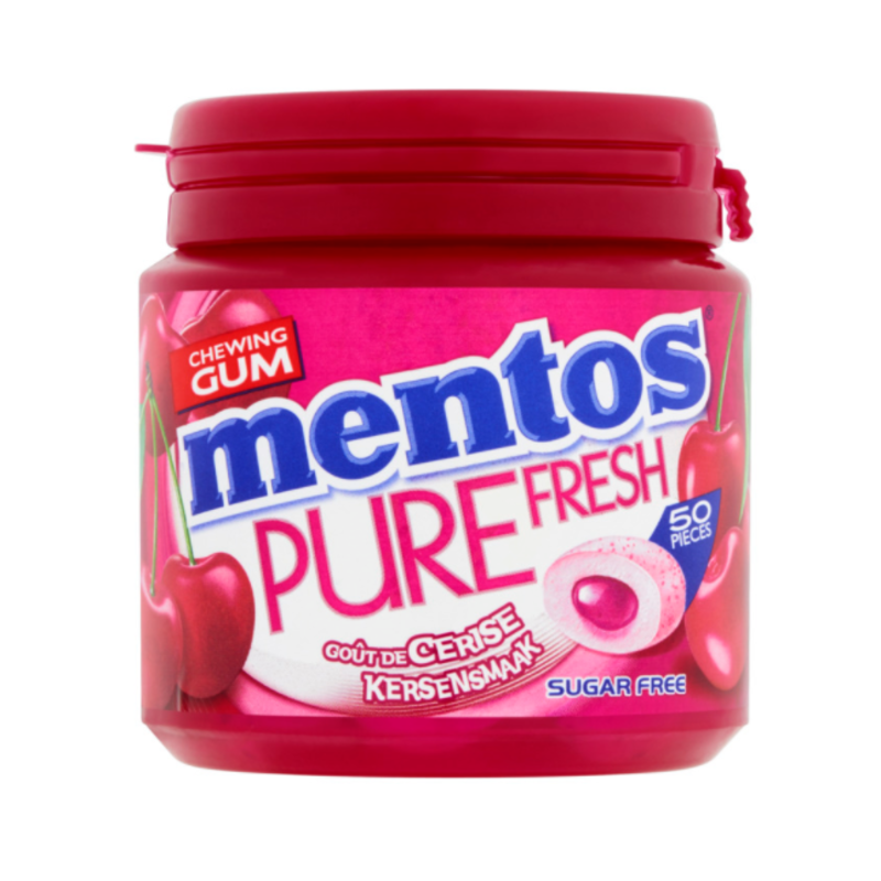 Mentos gum Pure Fresh Cherry 100g - TOKOPOINT.COM