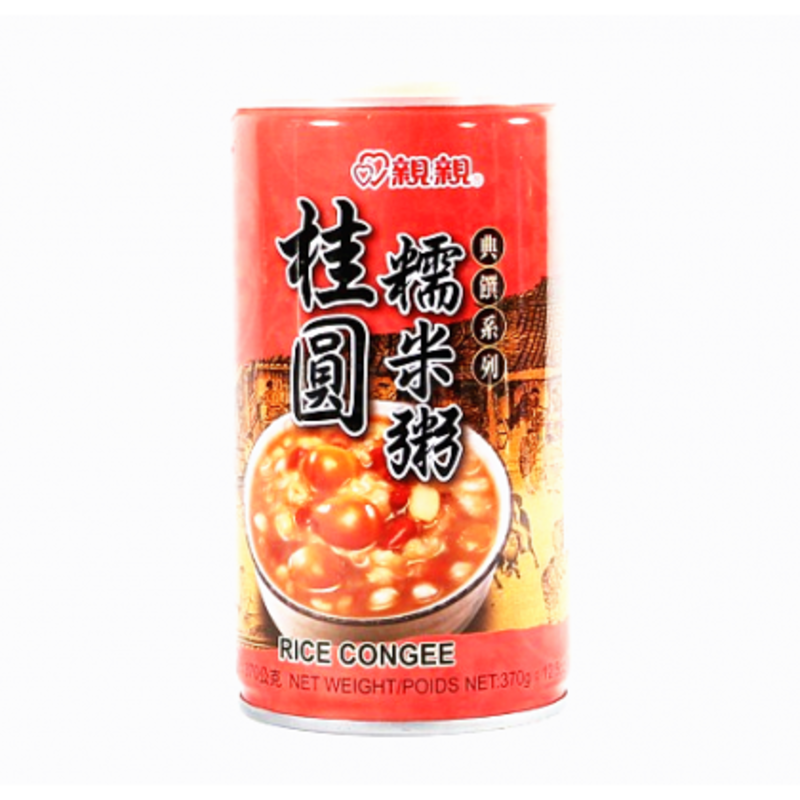 QQ Canned Longan Glutinous Rice Congee 370g - TOKOPOINT.COM