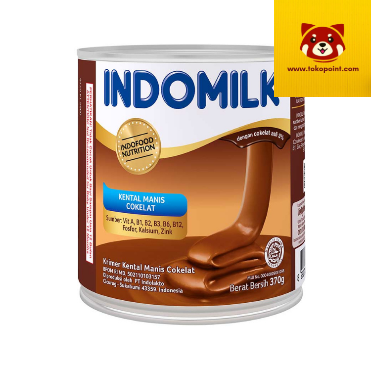 INDOMILK Kental Manis Chocolate 370g - TOKOPOINT.COM - TOKOPOINT.COM
